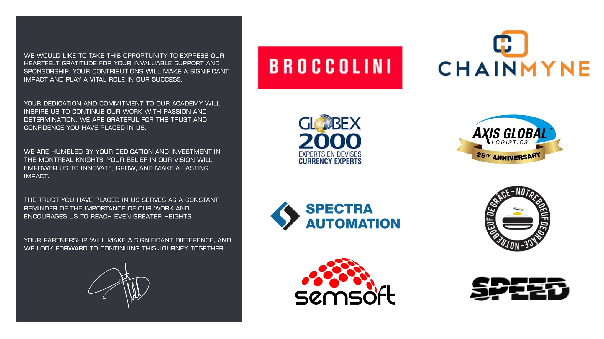 Montreal Knight Academy – Montreal Knights Hockey Academy